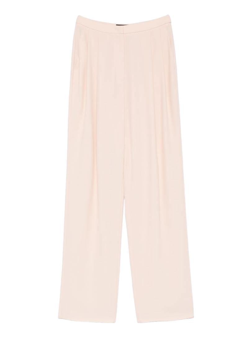 MALÌPARMI Pleated V-Neck Top