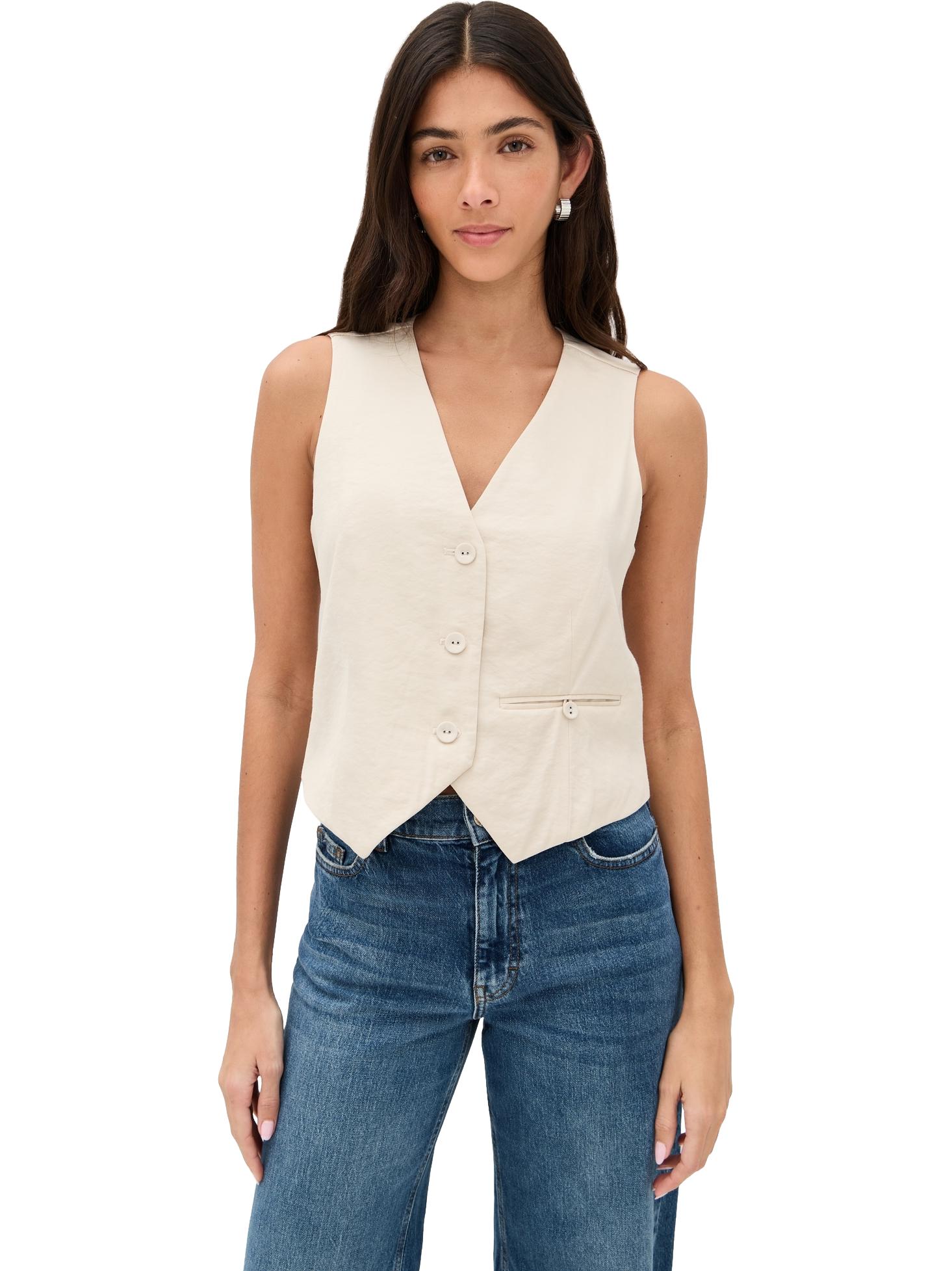 LE BOP Simone Satin Vest