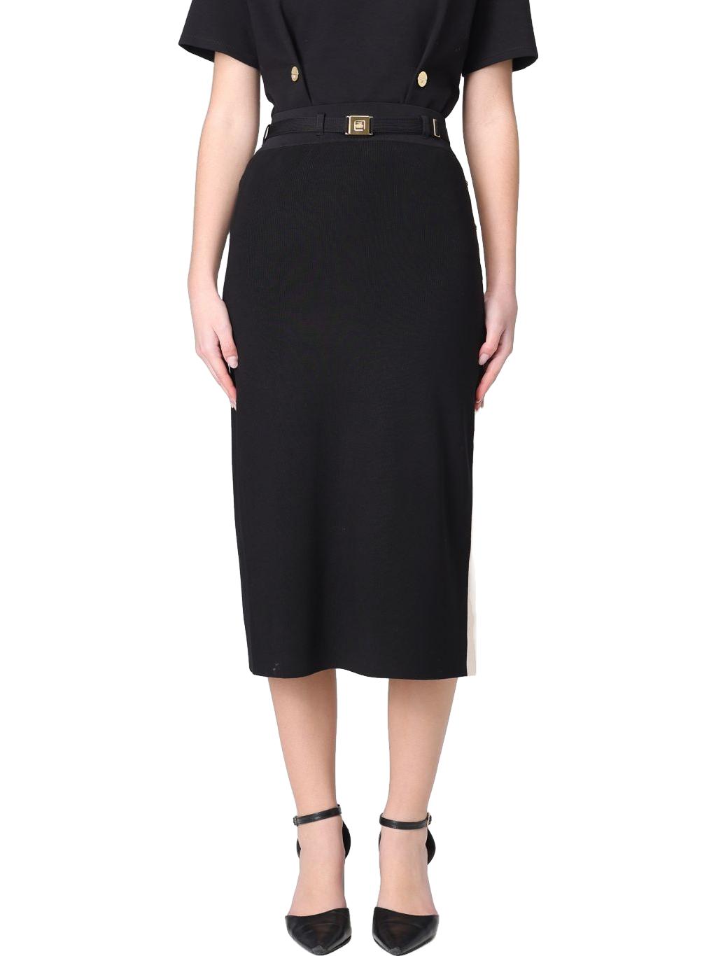 ELISABETTA FRANCHI Elisabetta Franchi Draped One-Shoulder Bodysuit