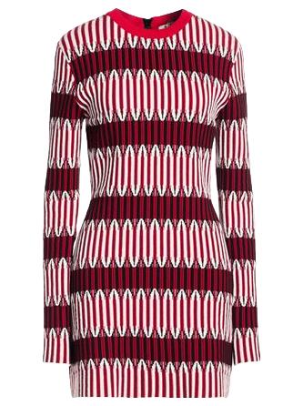 TOD'S Mini Jacquard-Knit Dress