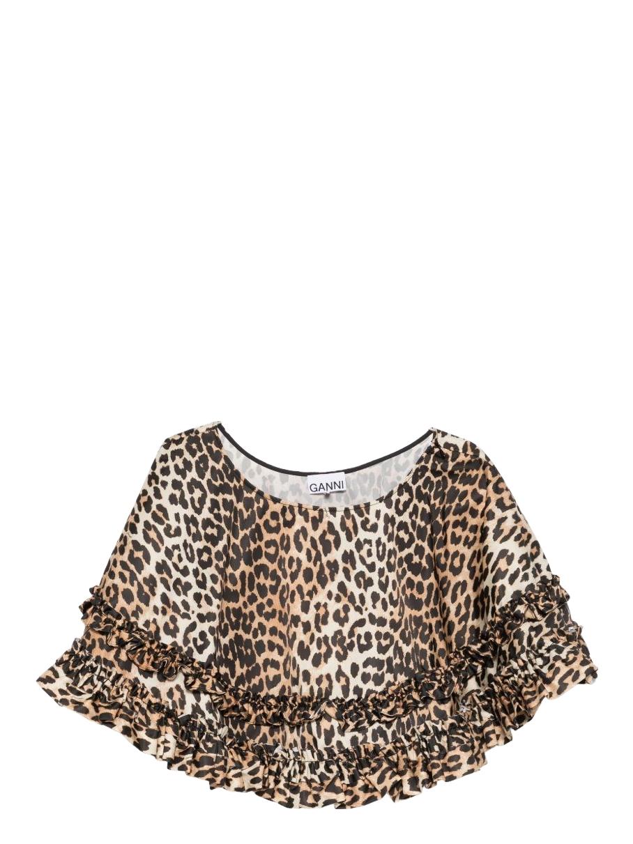 GANNI Nylon Mini Skirt