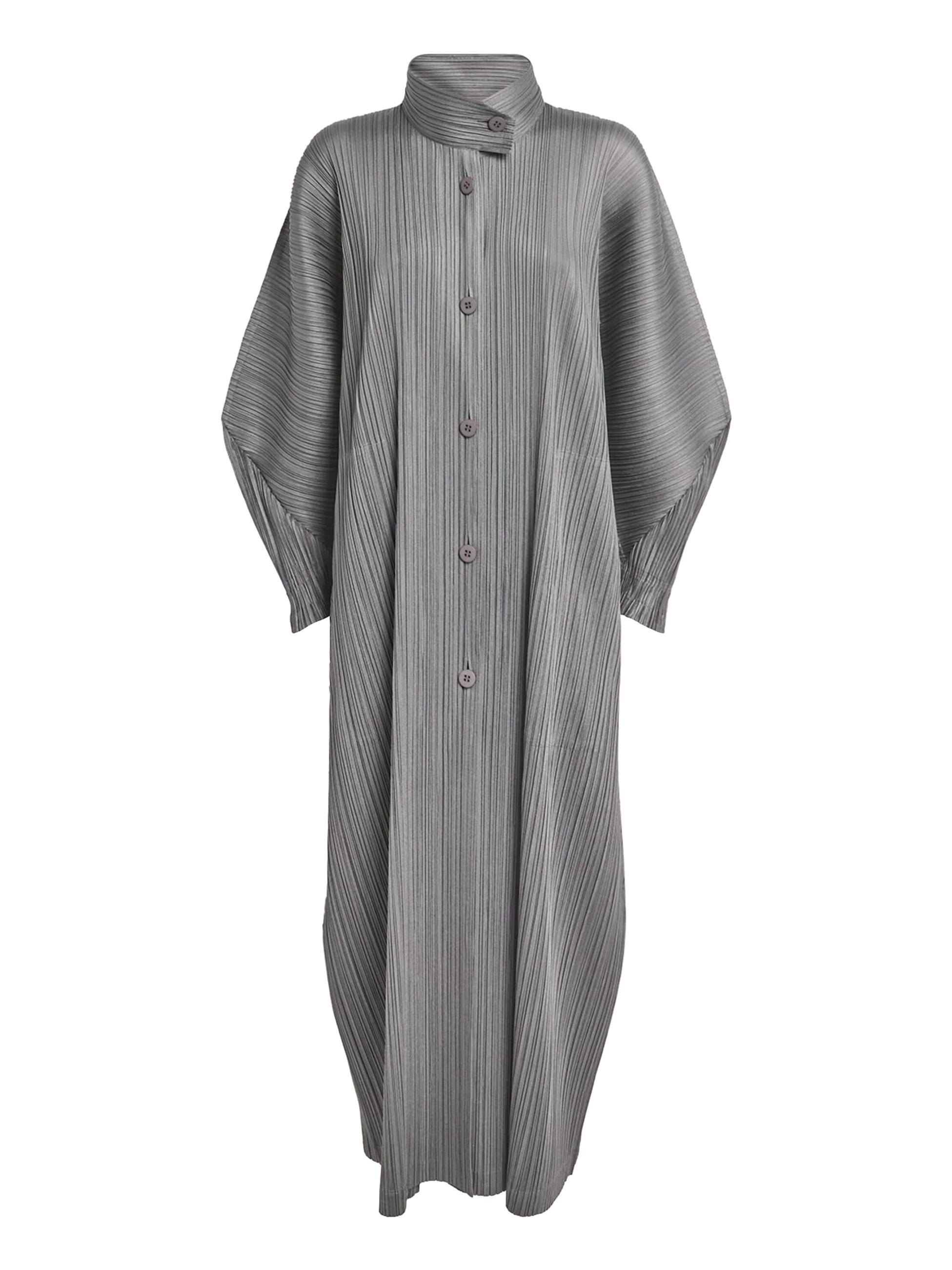 ISSEY MIYAKE Pleats Please Issey Miyake Skyline A-Line Coat