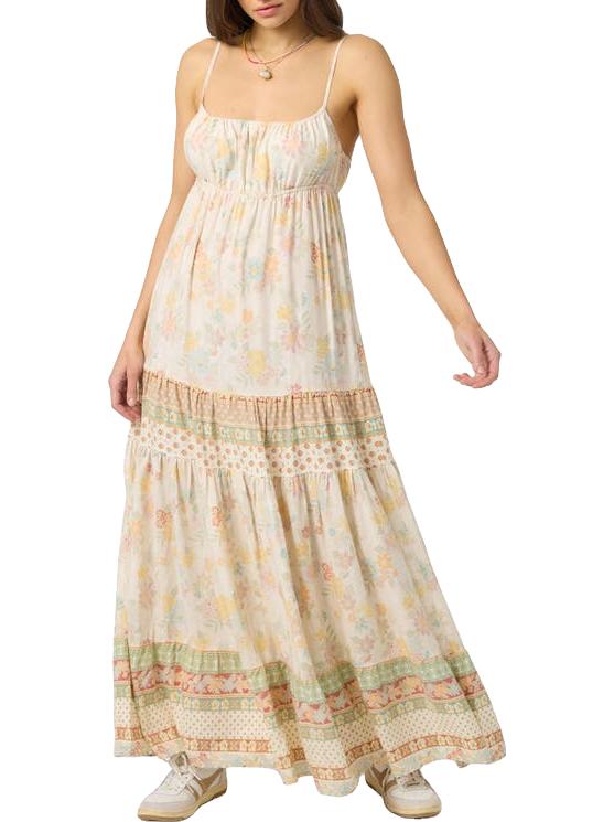 O'NEILL Floral Print Tiered Maxi Dress