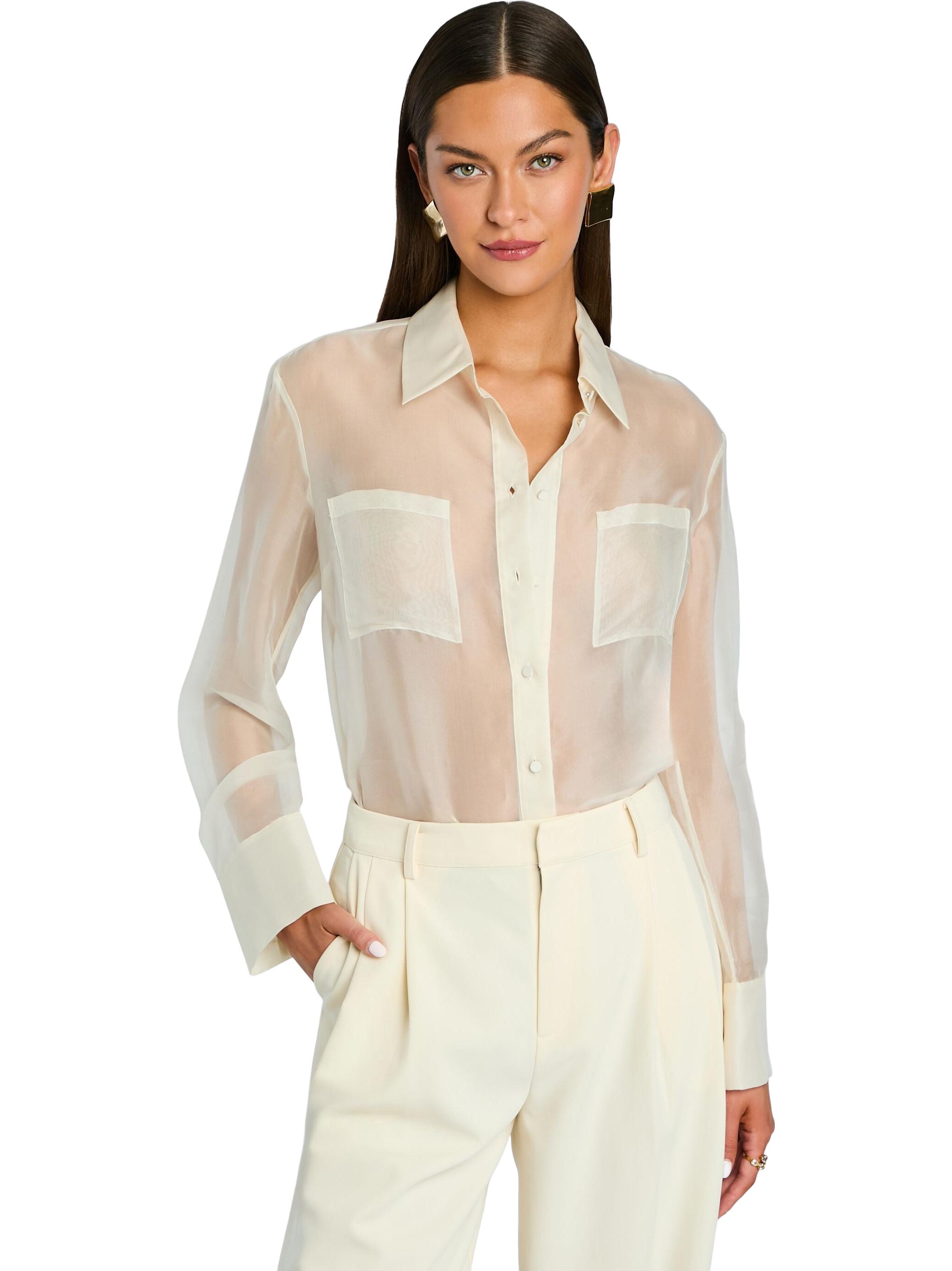 SEROYA Estella Silk Shirt