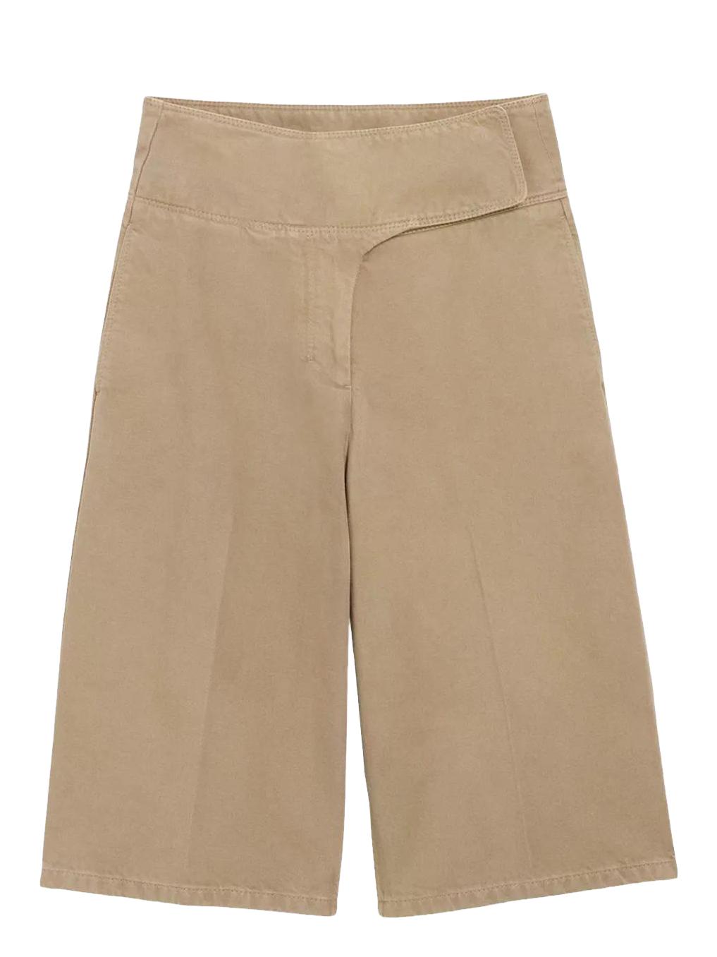 AMI AMI Paris Cotton Wrapped Belted Bermuda Shorts