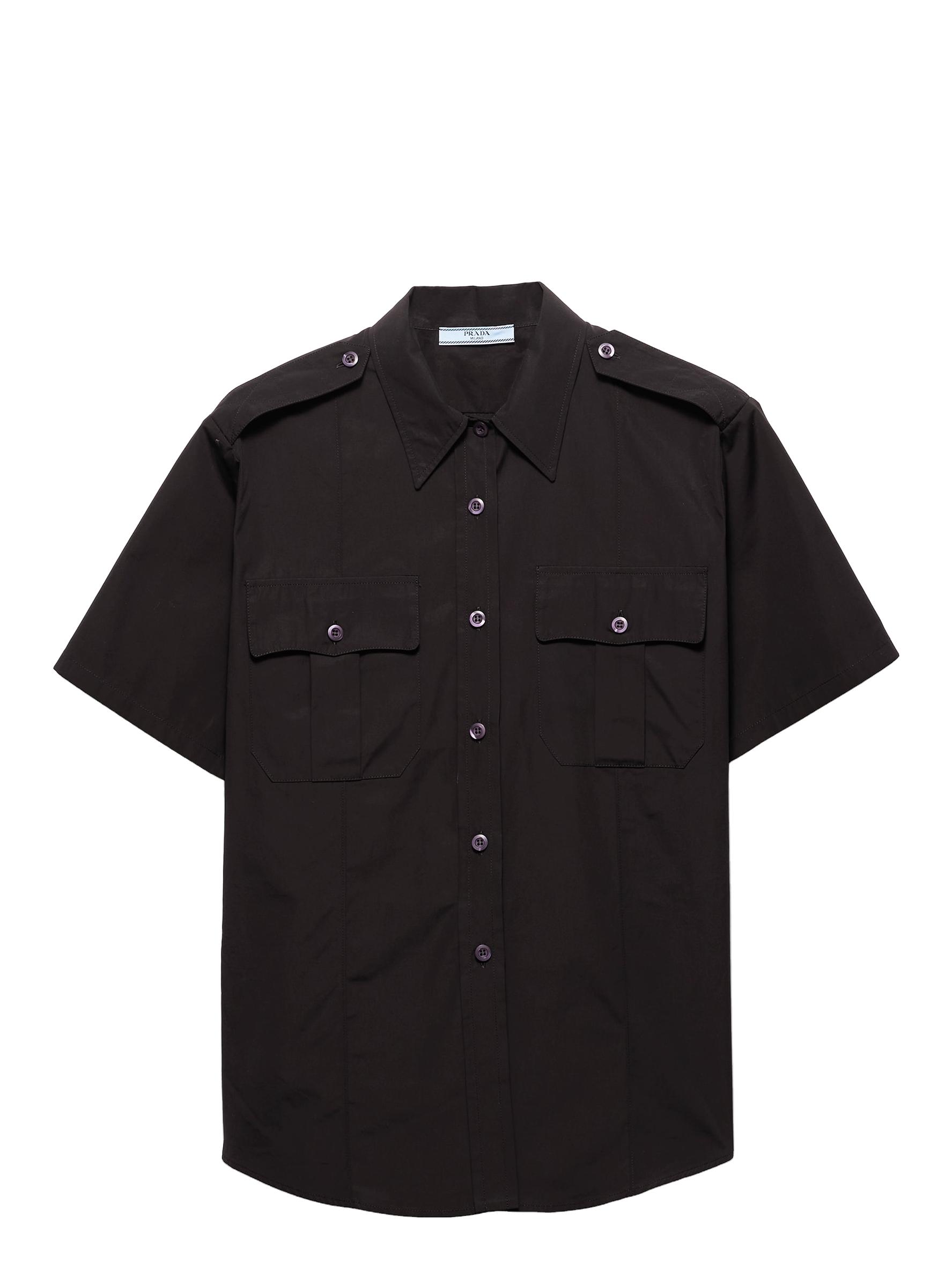 PRADA Short-Sleeved Poplin Shirt