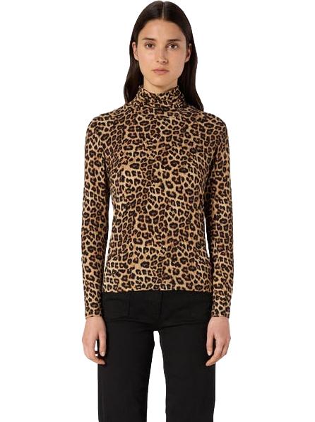 GERARD DAREL Hélène Long Sleeve Printed Top