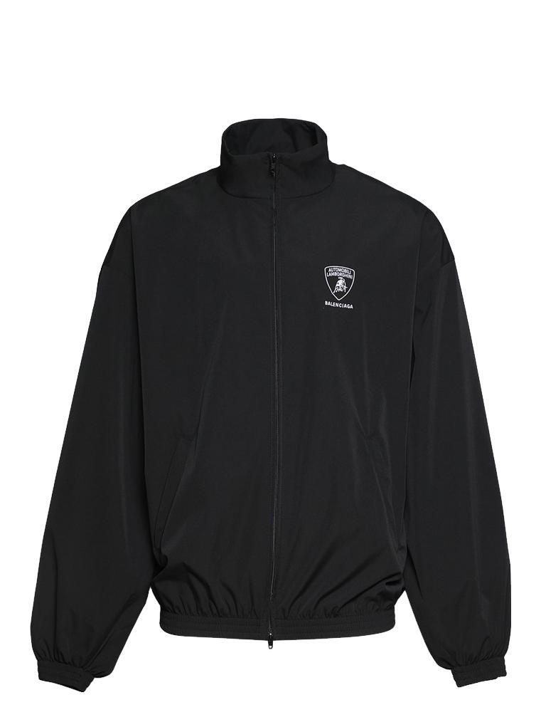 ジャケット・アウター balenciaga soccer track jacket Balenciaga Soccer Zip-Up Tracksuit Jacket In Black - 30% Off
