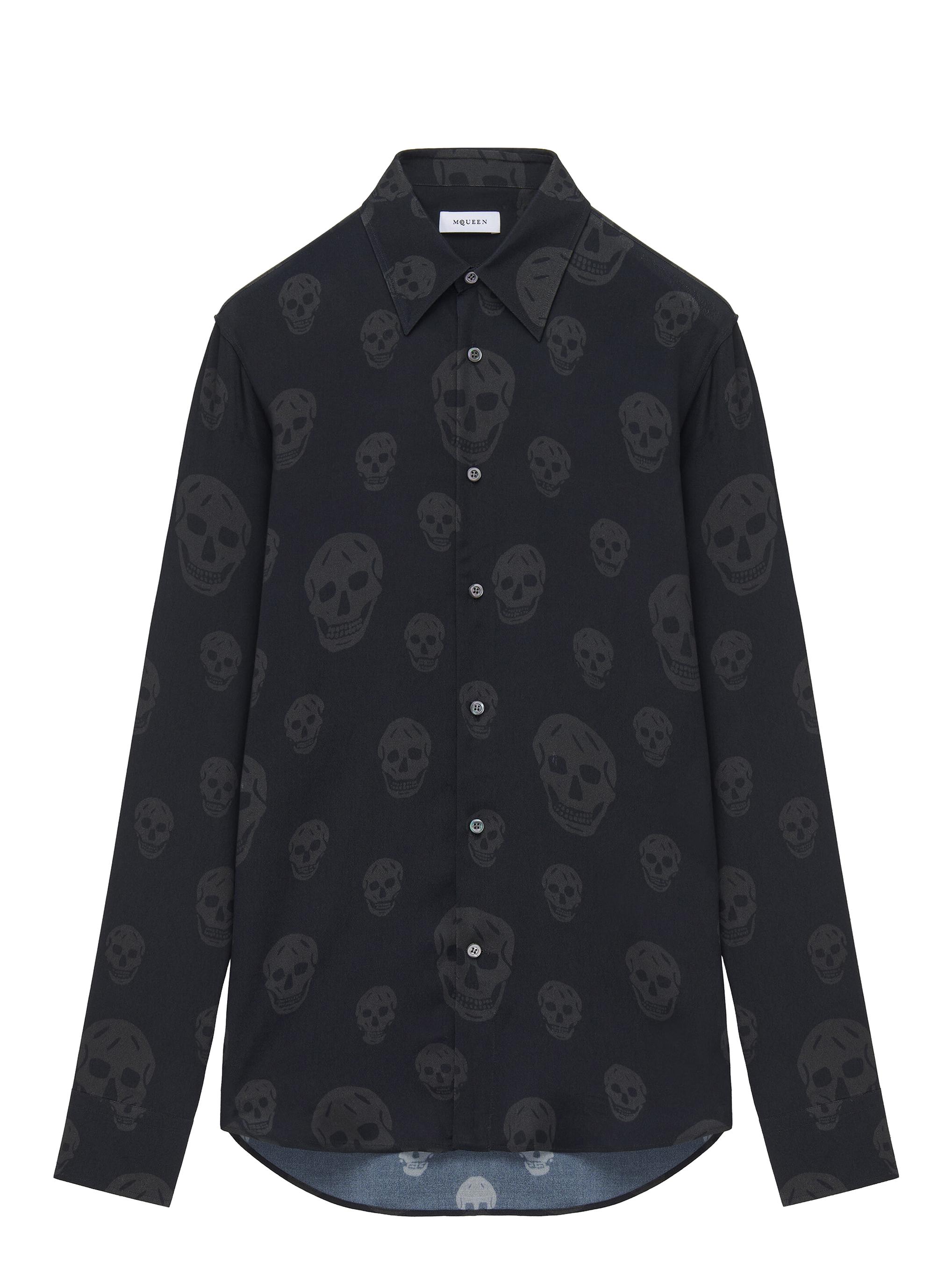 ALEXANDER MCQUEEN skull print shirt