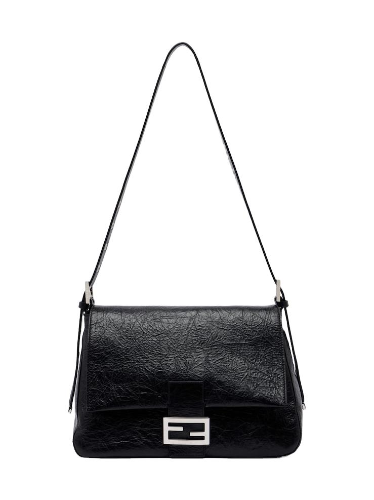 FENDI FENDI Washed Denim Midi Shirt Dress
