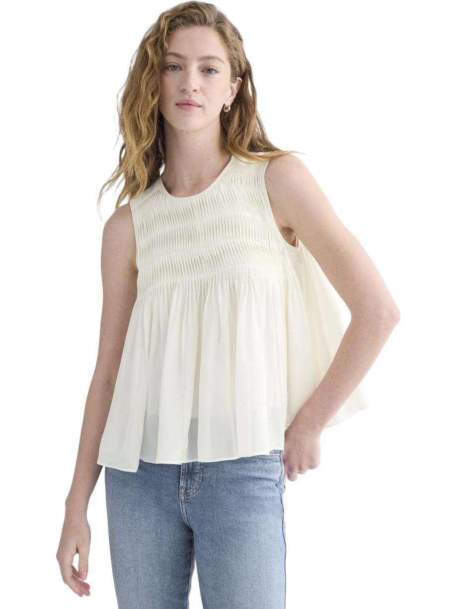 EVERLANE EVERLANE Twisted Pleat Tank Top