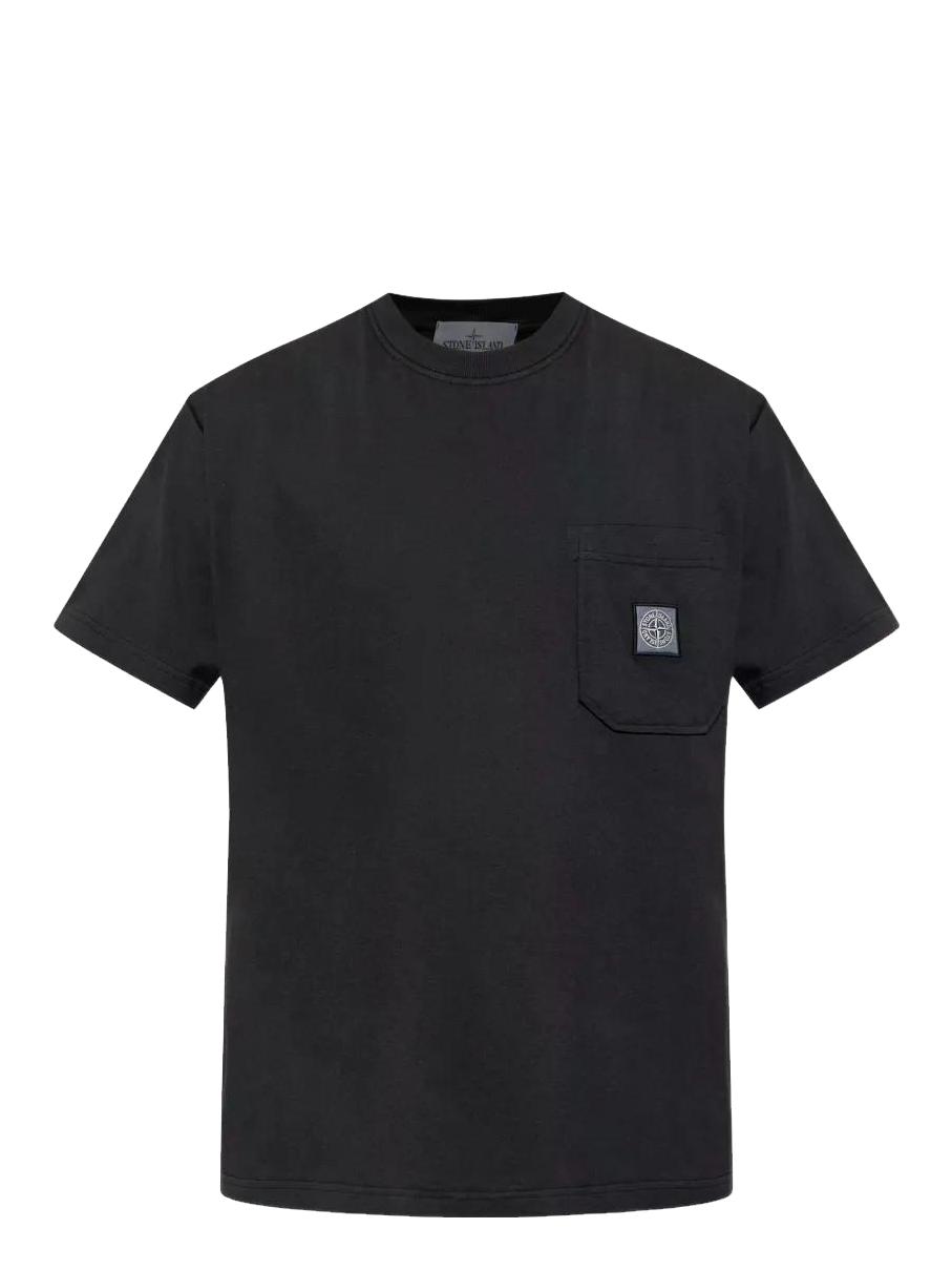 STONE ISLAND 2100032 organic cotton jersey 'fissato' effect t-shirt