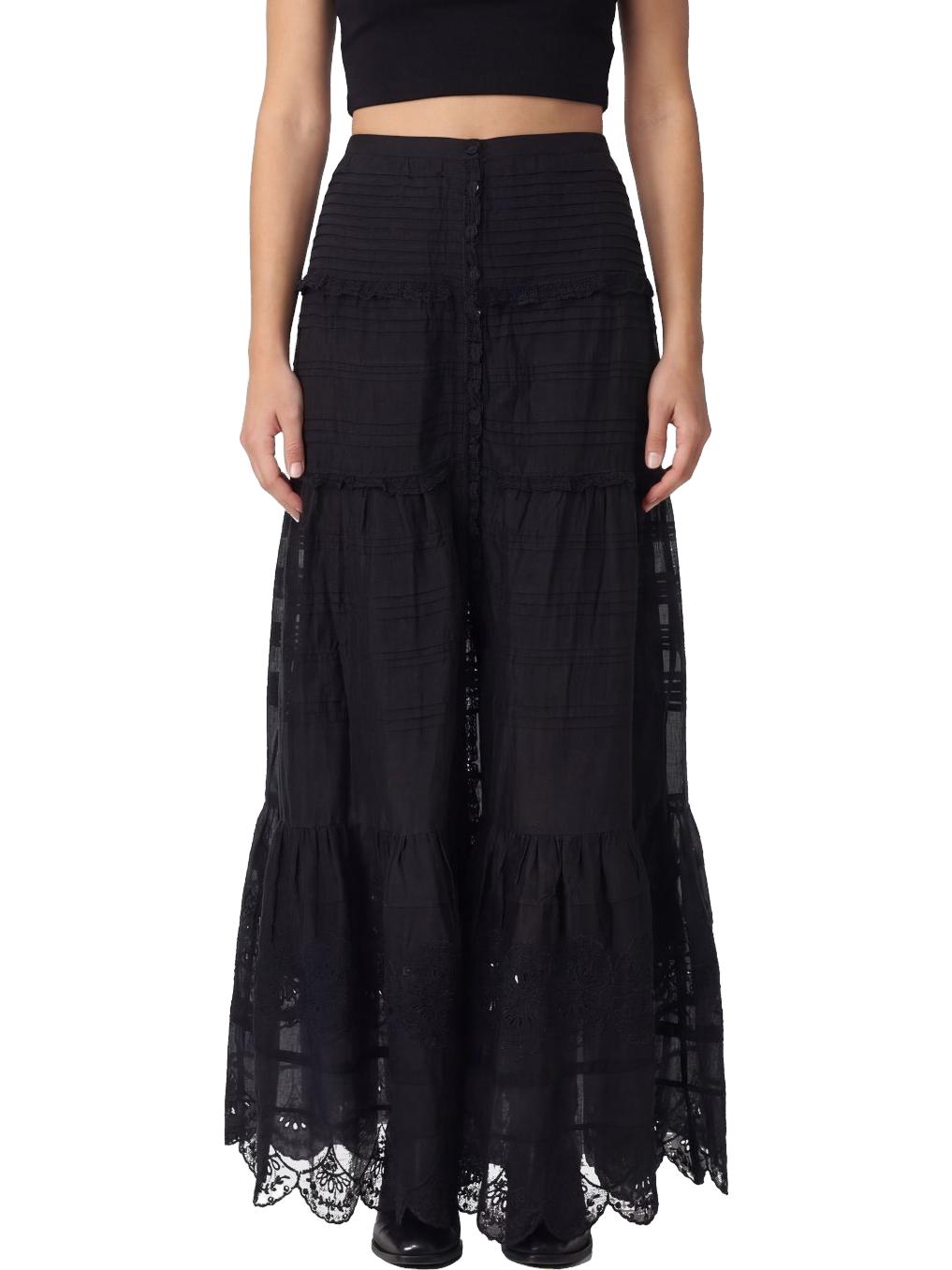 ISABEL MARANT ÉTOILE Isabel Marant Etoile Tiered Maxi Skirt
