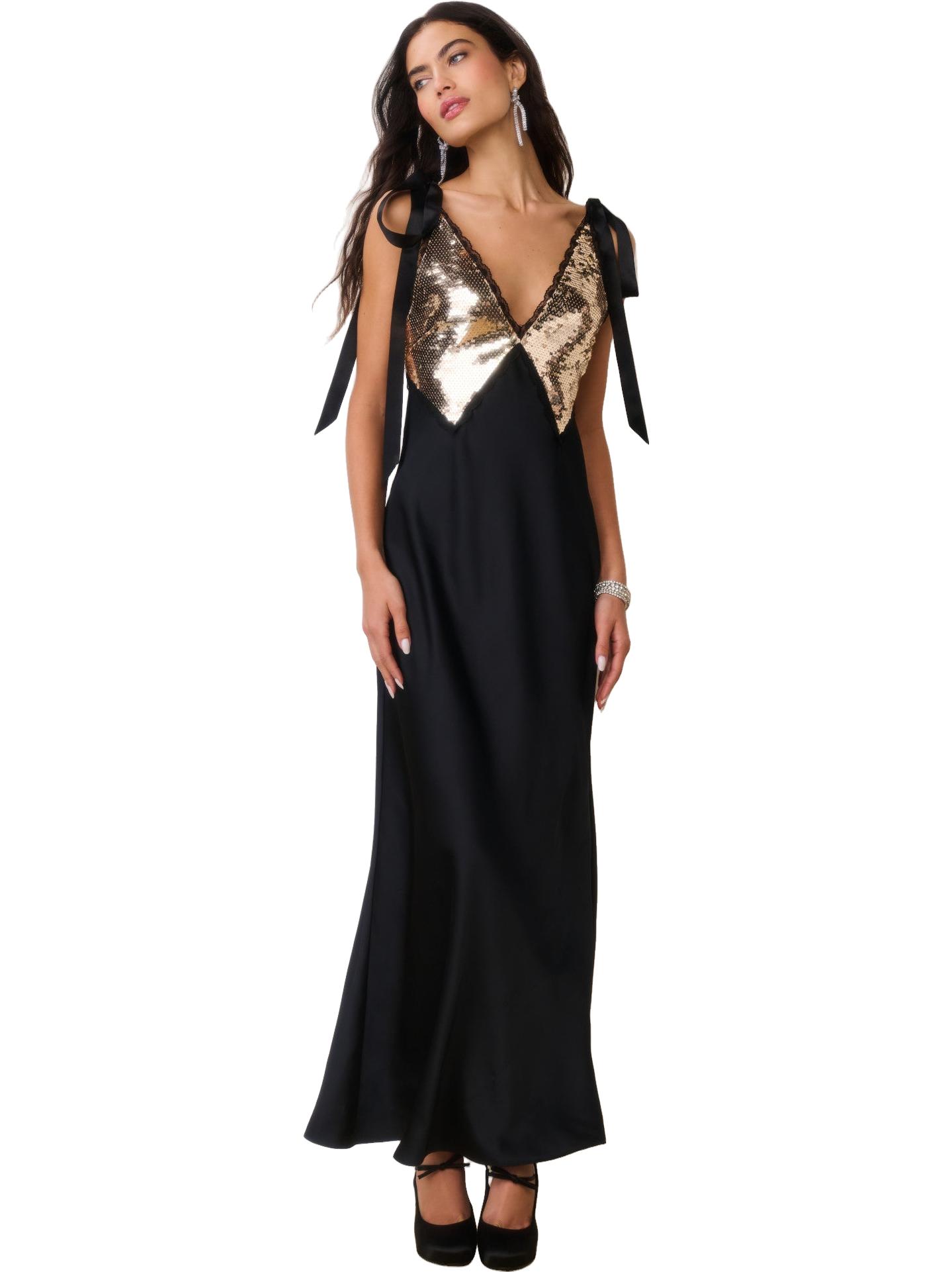 LOVESHACKFANCY Talissa Sequin Dress