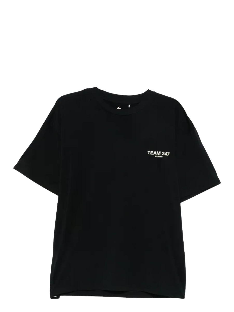 REPRESENT Represent Crewneck Short-Sleeve T-Shirt with Logo Print