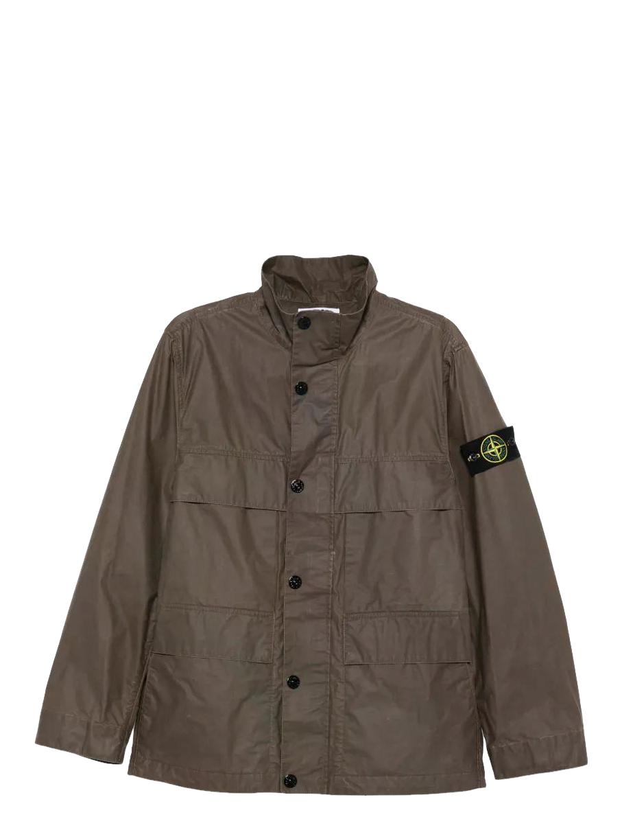 STONE ISLAND Stone Island Waxed-Canvas Field Jacket