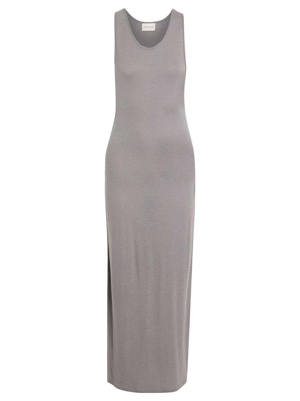 MIU MIU Lace-Trimmed Silk Jersey Midi Dress