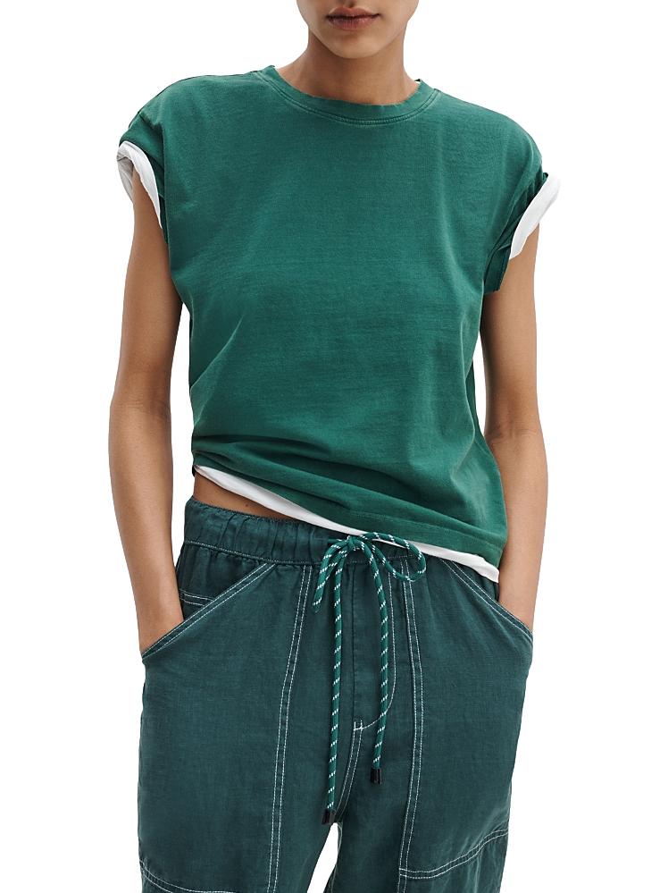 RAG & BONE Distressed Boxy Tee