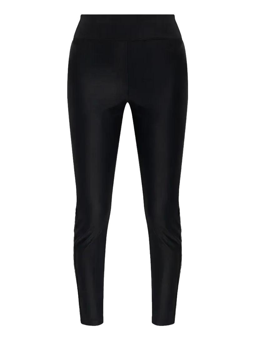 VERSACE logo-tape leggings