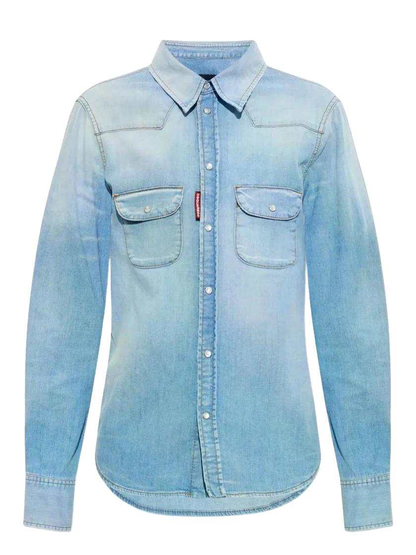 DSQUARED2 Western Pocket Cotton Shirt