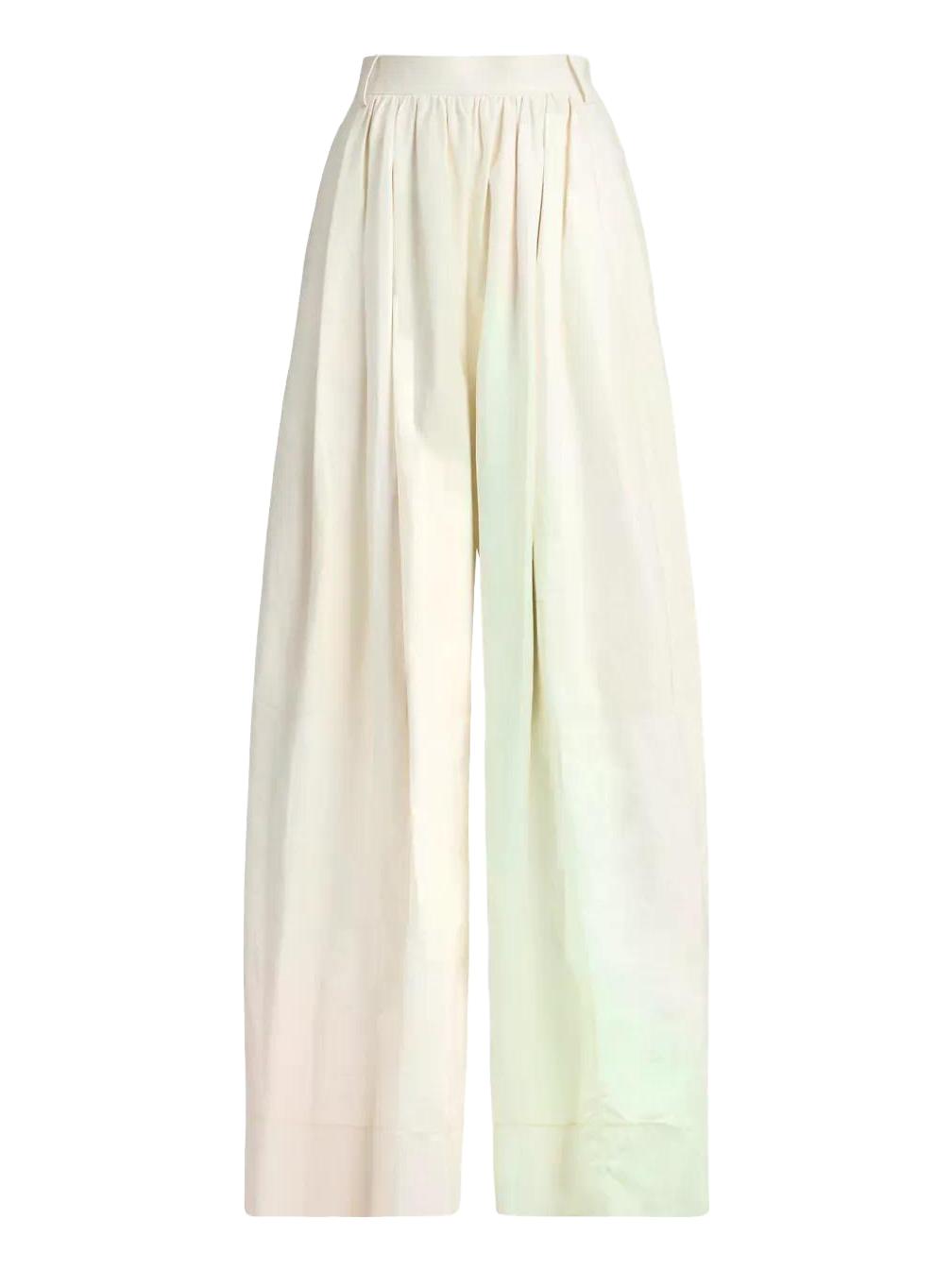 RALPH LAUREN Pleated Wide-Leg Trousers