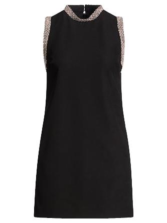 SANDRO Sandro Mini Dress with Crystal Embellishments