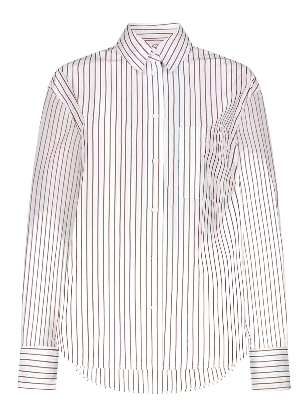 LOULOU DE SAISON LouLou de Saison Striped Cotton Shirt