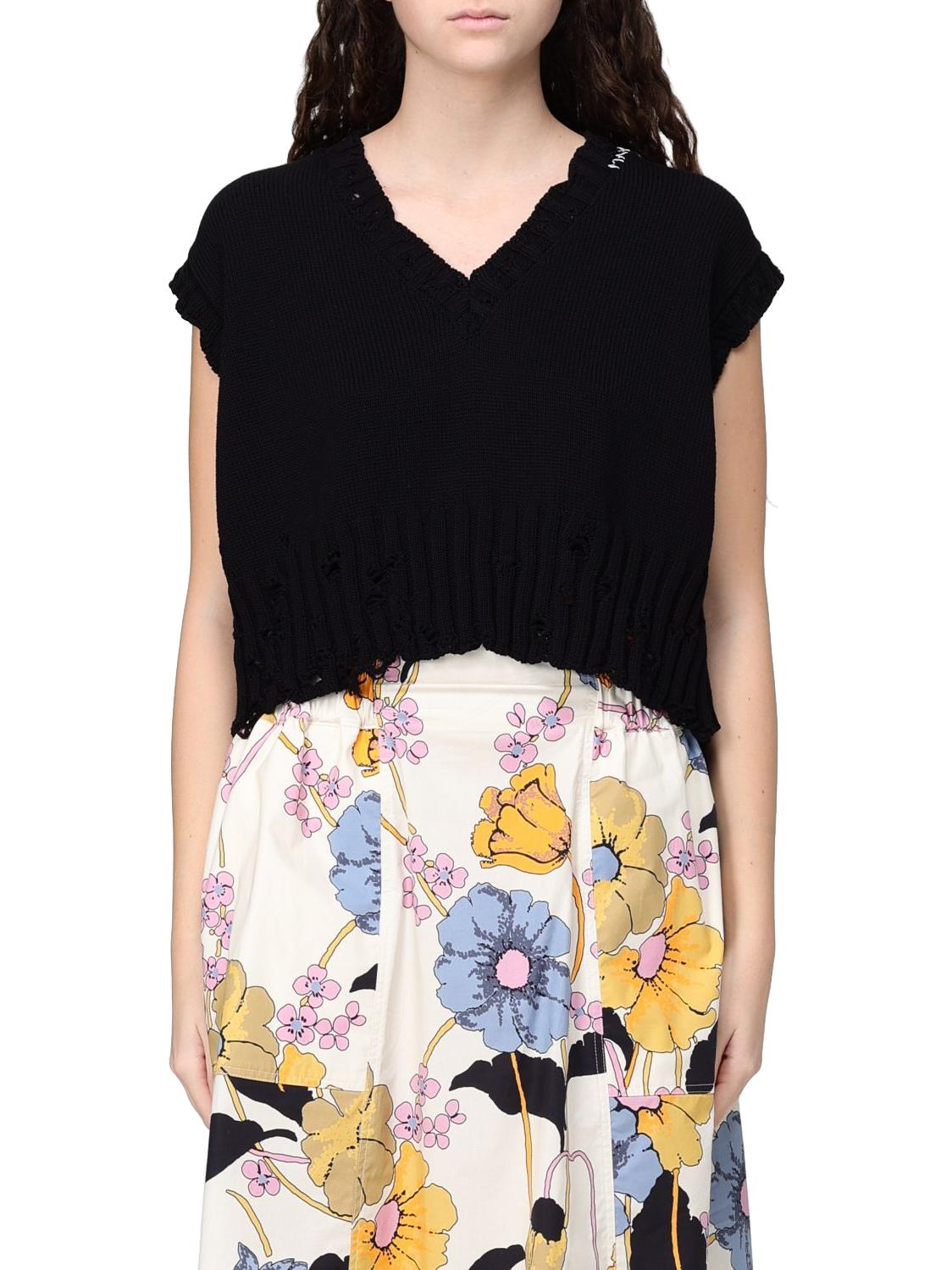 MARNI Marni Cotton Distressed Effect Vest
