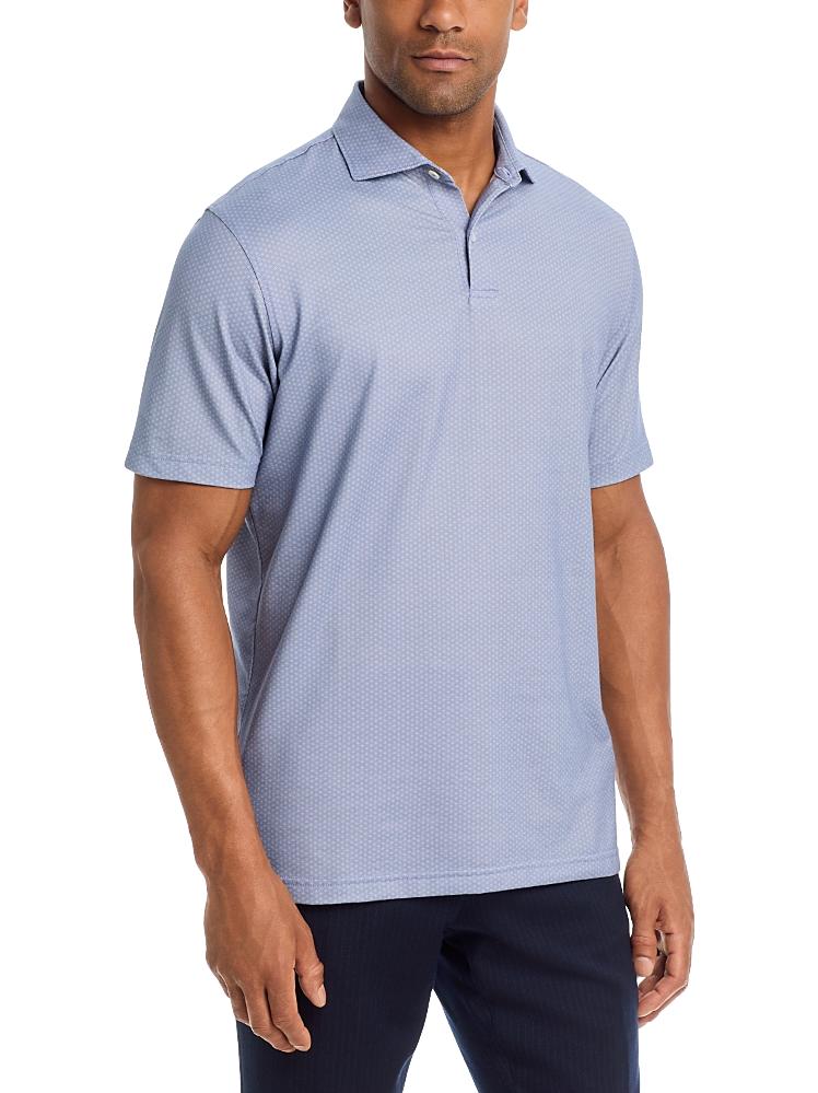 PETER MILLAR crown crafted albatross cotton-blend pique polo