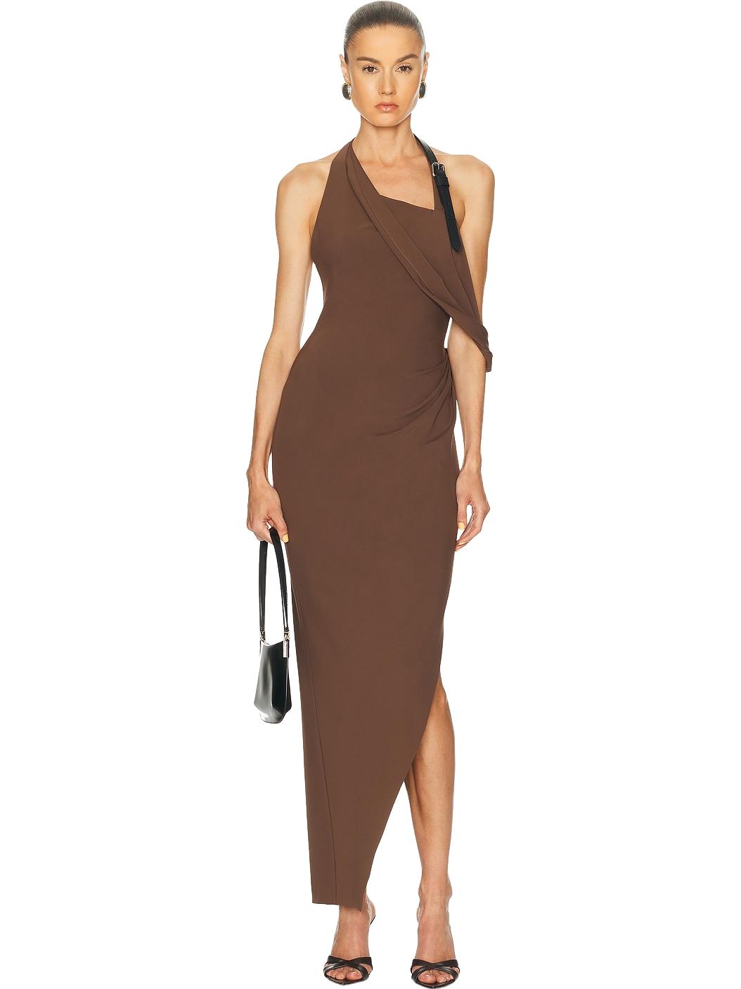 MONSE Soft Drape Cowl Dress