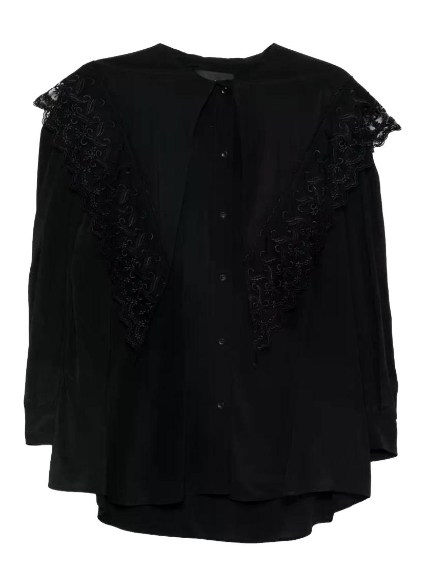 SIMONE ROCHA Lace-Trim Shirt