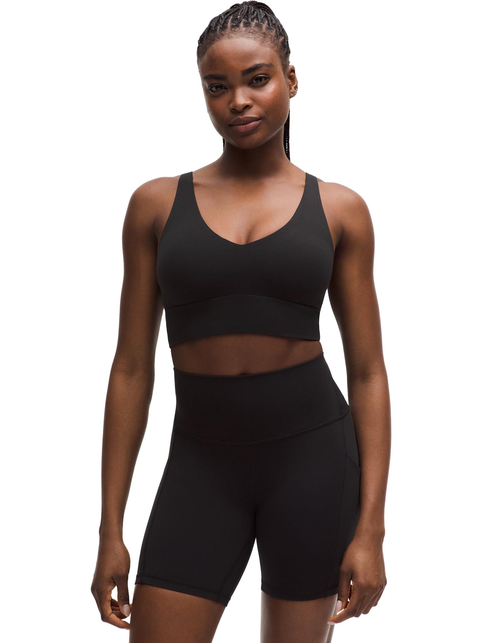 ヨガ・ピラティス alo Airlift Ribbed Jump Start V-Neck Bra Airlift Ribbed Jump Start V-Neck Bra - Olive Tree | Parallel