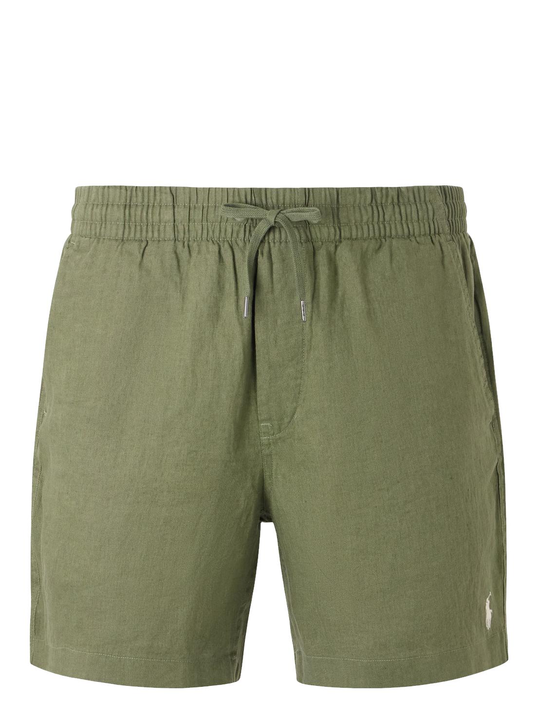 POLO RALPH LAUREN Straight-Leg Linen Drawstring Shorts