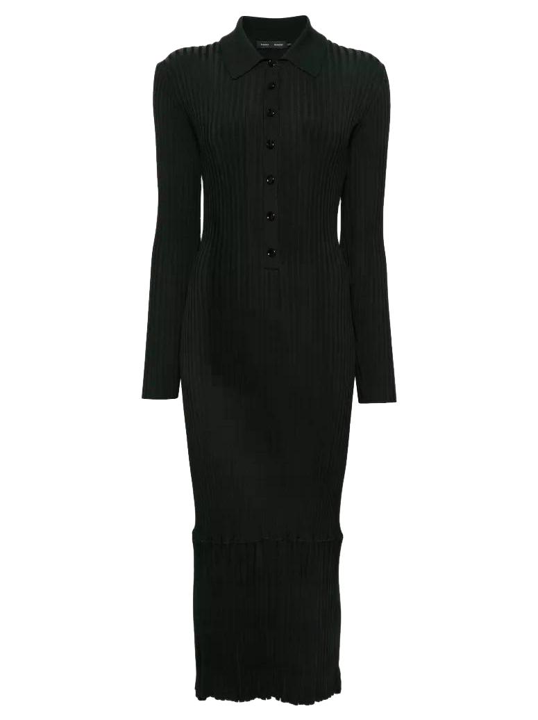 PROENZA SCHOULER Sunburst Ribbed Midi Dress