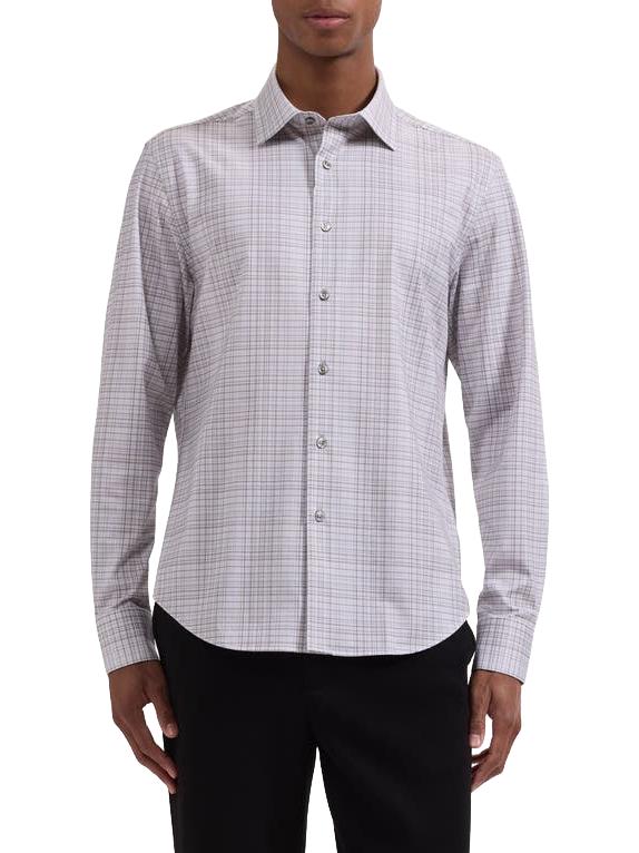 BUGATCHI james ooohcotton® plaid button-up shirt