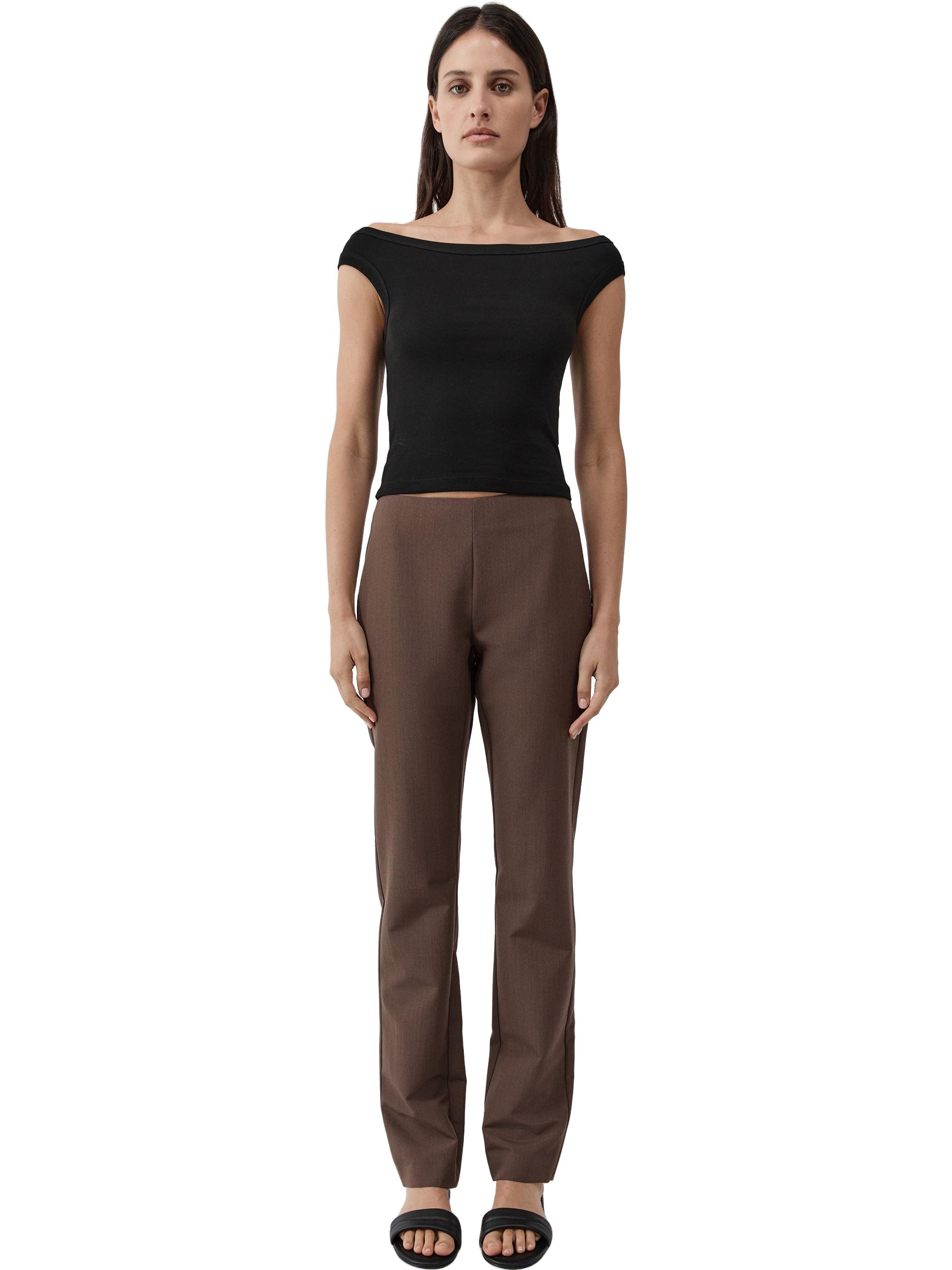 ST. AGNI St Agni Silk Canvas 90s Minimal Pants