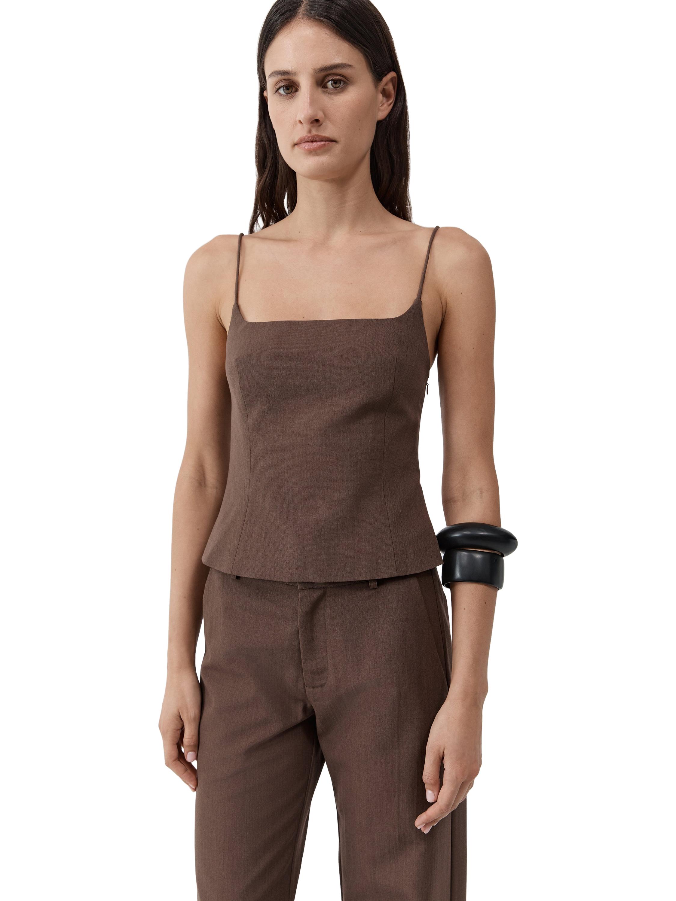 ST. AGNI St Agni Silk Canvas Carter Trousers