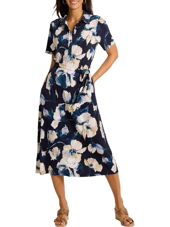 TOMMY BAHAMA UPF 30+ Shirtdress with Belt