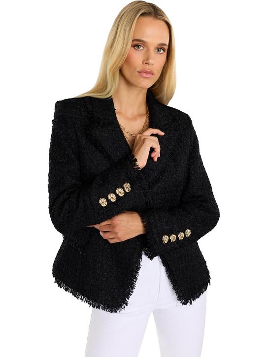 VALENTINO Wool-Blend Embellished Blazer