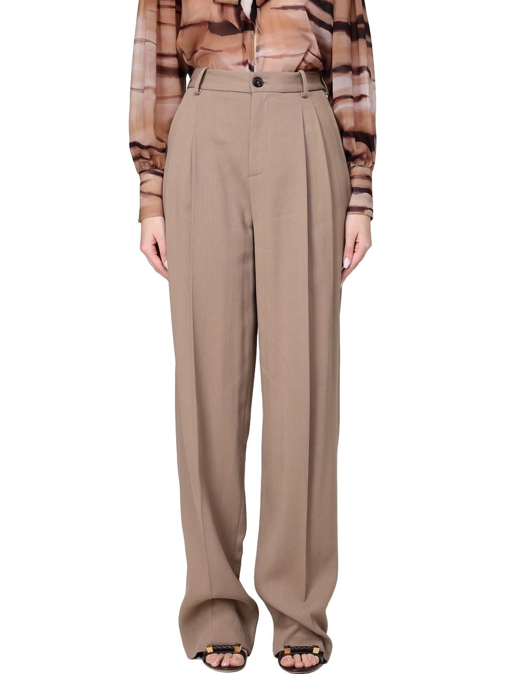 ELISABETTA FRANCHI Elisabetta Franchi High Waisted Viscose Trousers
