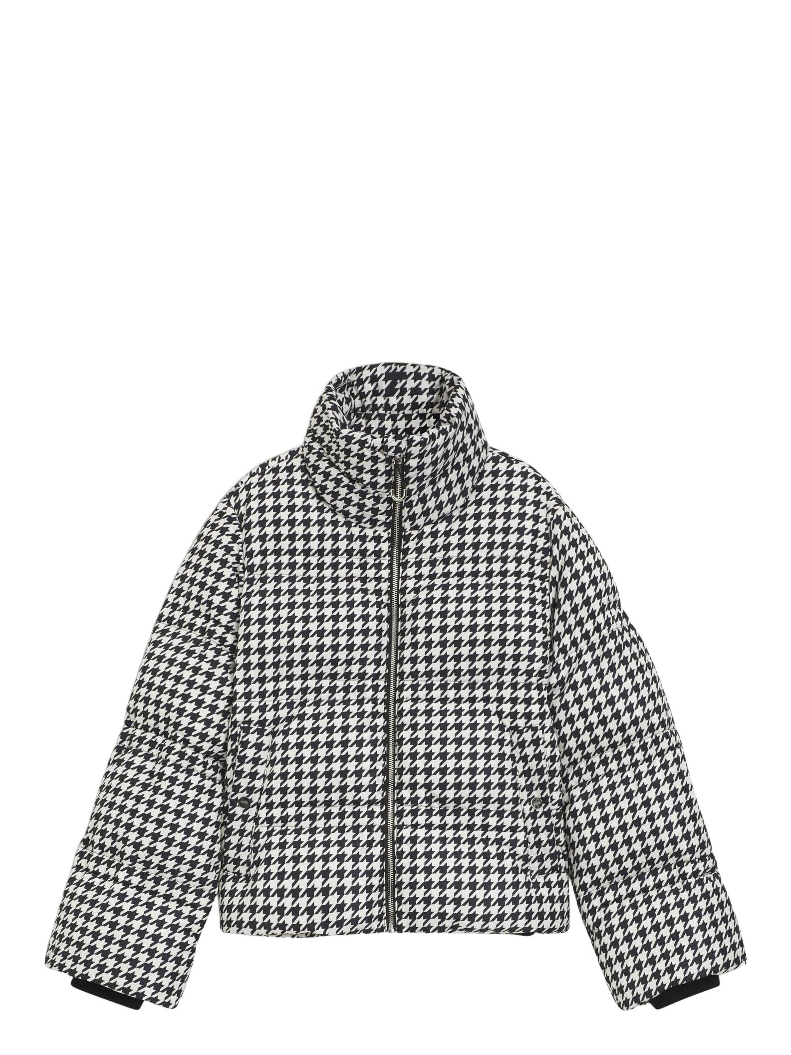 HUGO Houndstooth Padded Jacket