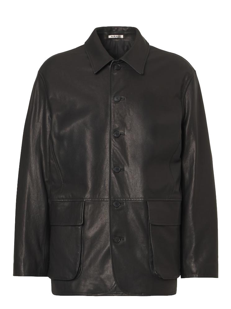 AURALEE Leather Blouson Jacket