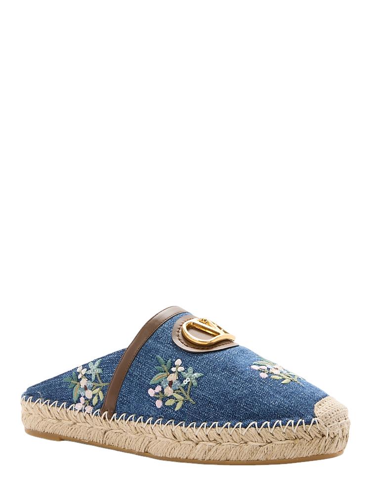VALENTINO Embellished Espadrille Mules
