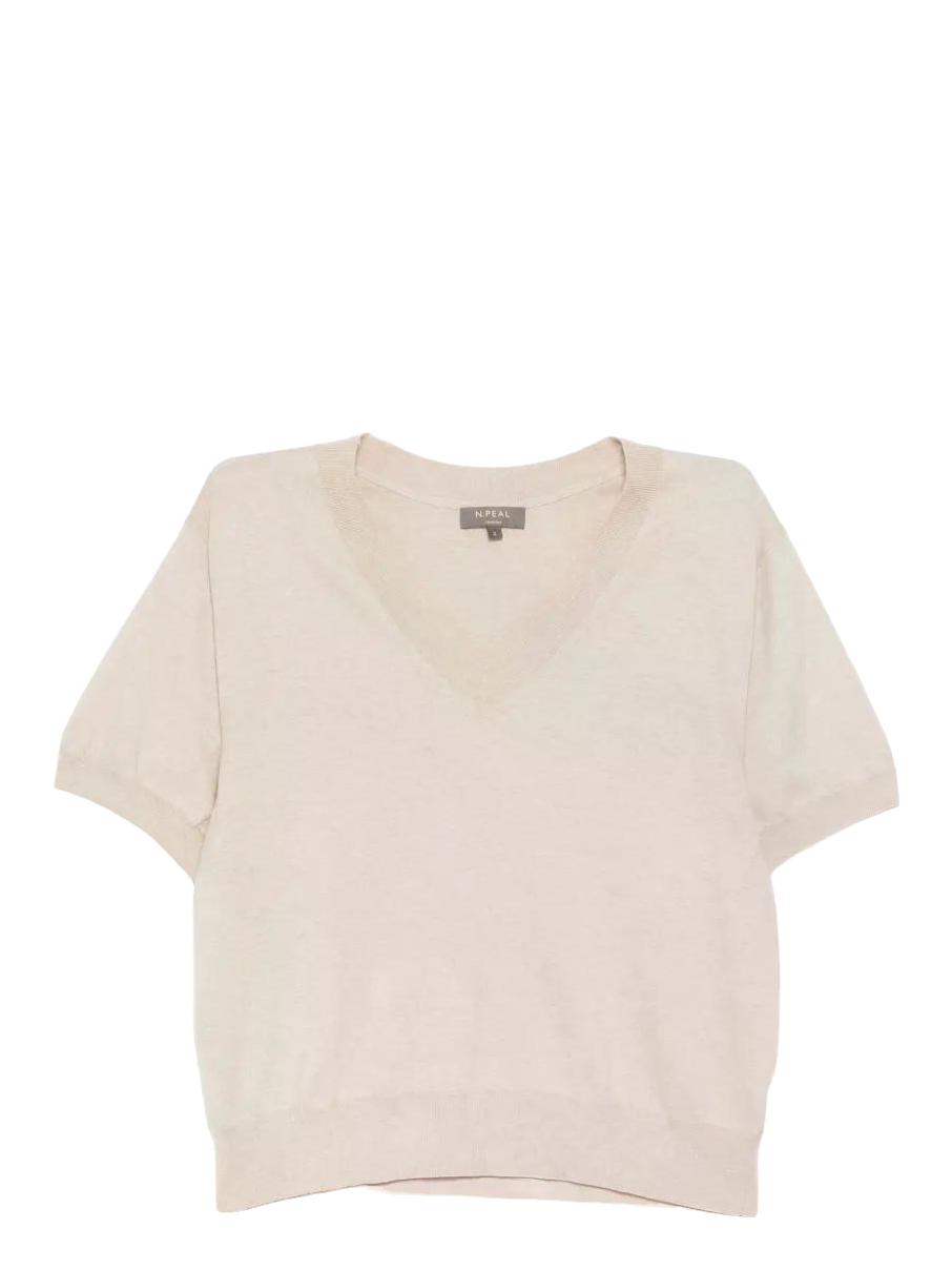 N.PEAL V-Neck T-Shirt