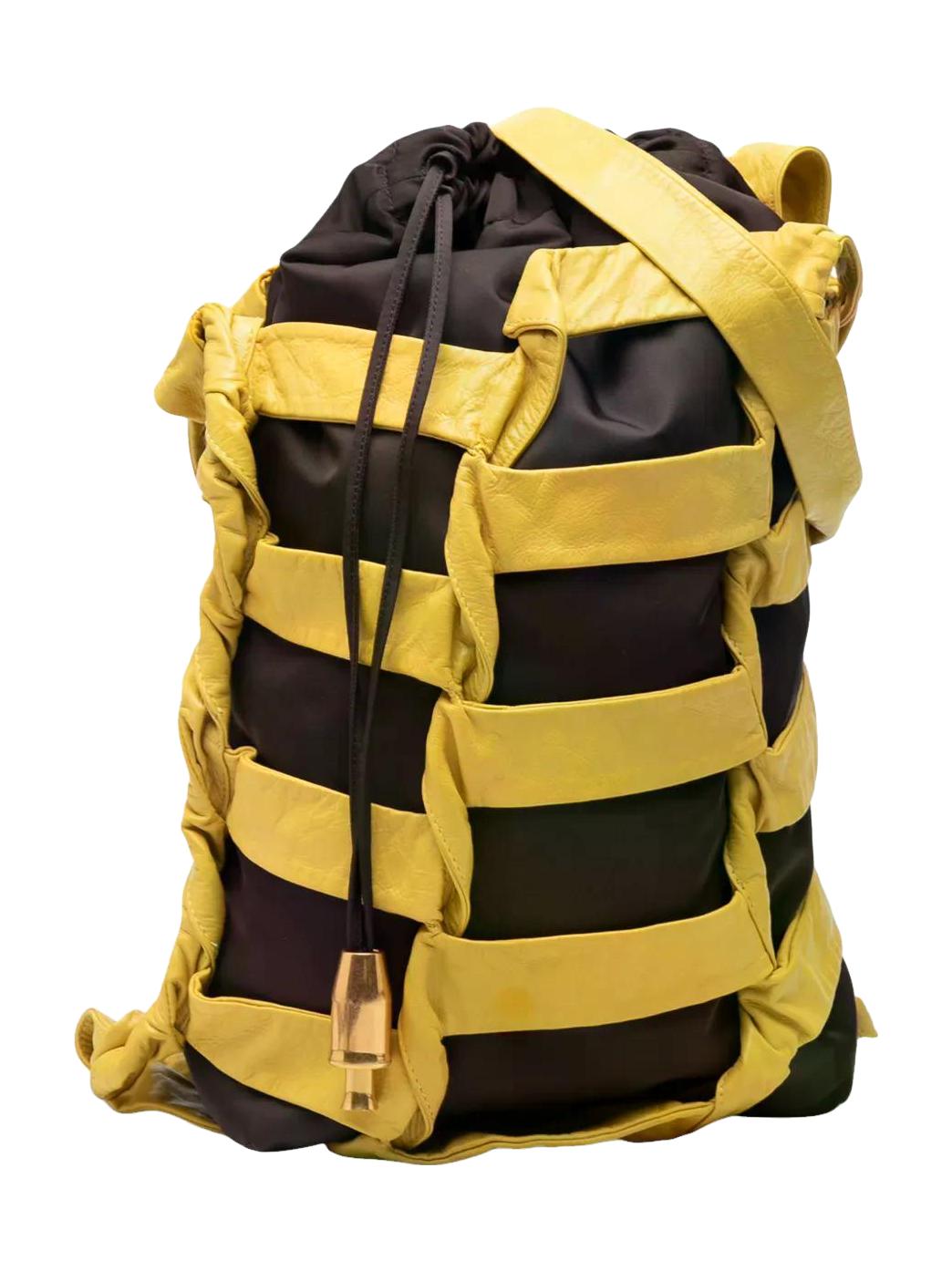 BOTTEGA VENETA Nylon BV Tape Bucket Bag