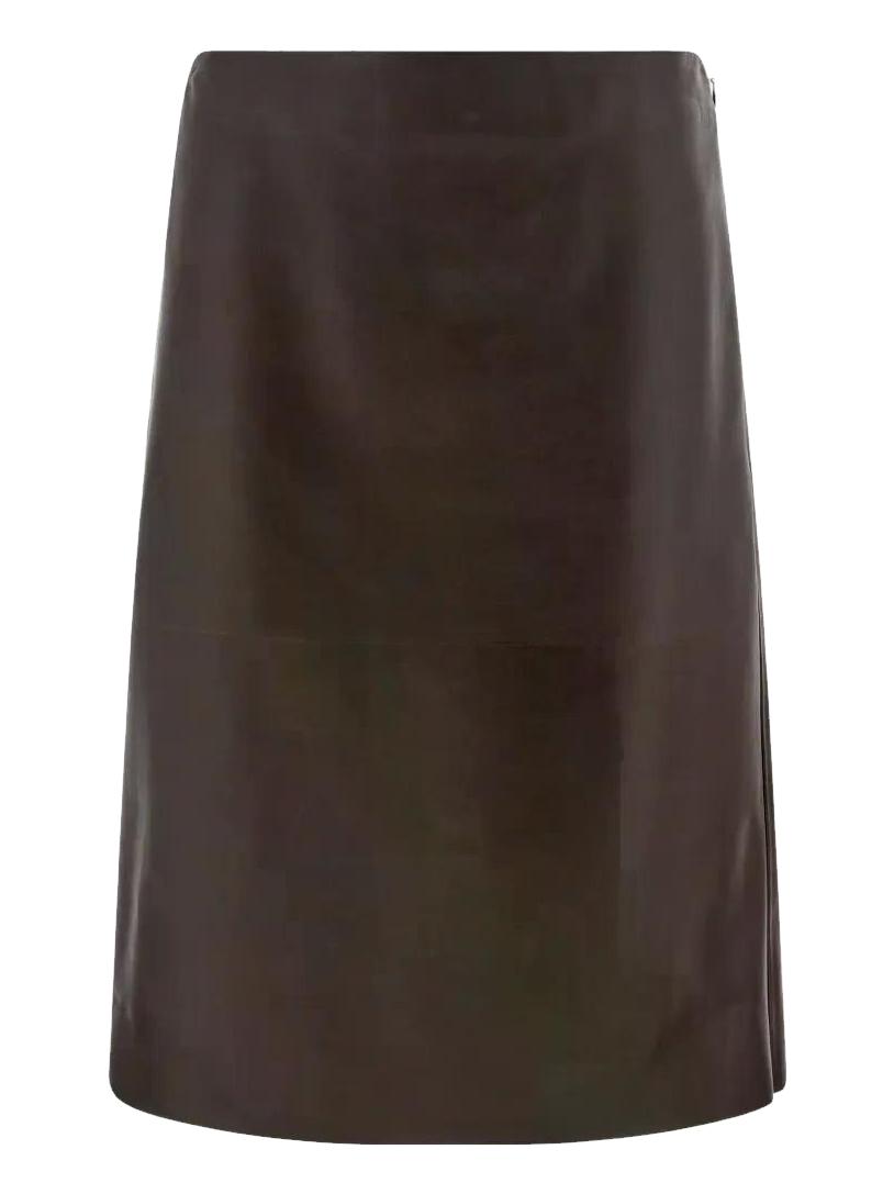 SALVATORE FERRAGAMO Nappa Pencil Skirt