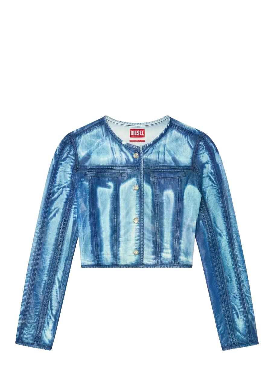 DIESEL® Diesel X-Ray Lyocell Denim Cropped Jacket