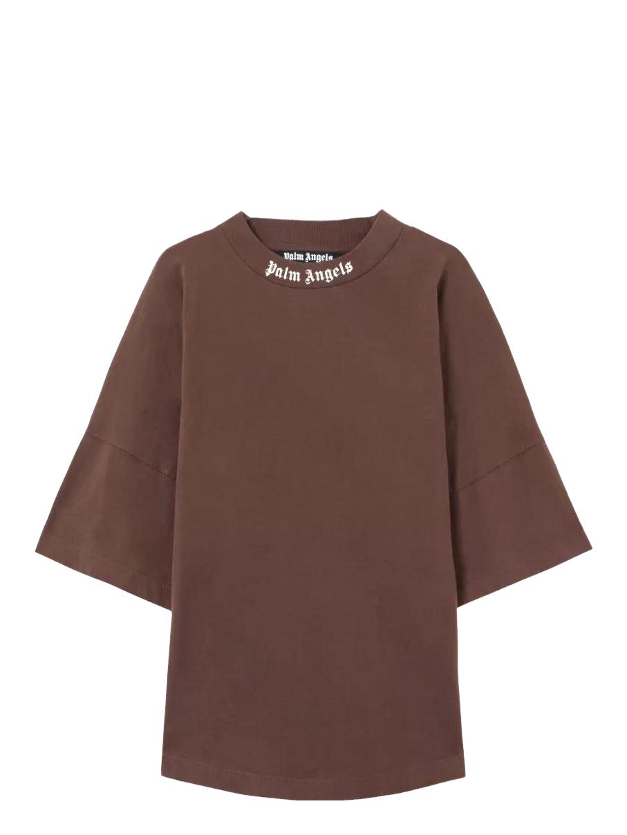 PALM ANGELS classic logo over t-shirt