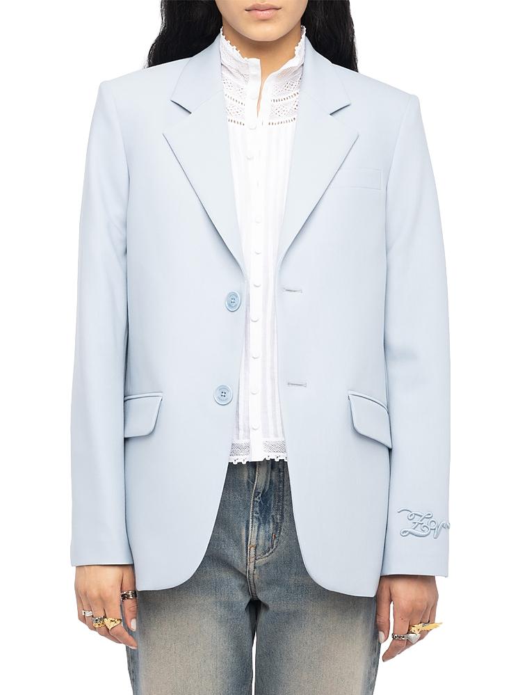 ZADIG&VOLTAIRE Zadig & Voltaire Vanille Notched Collar Blazer