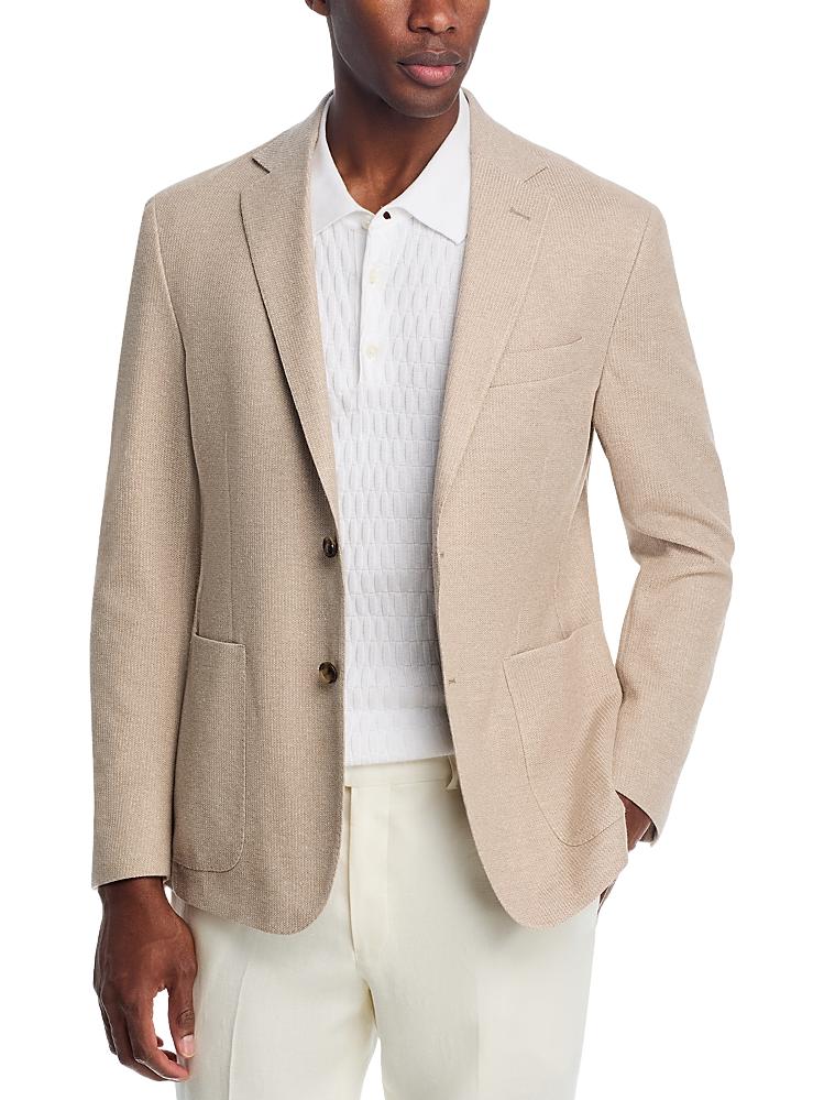 BLOOMINGDALE'S Cotton Melange Jersey Unstructured Sport Coat